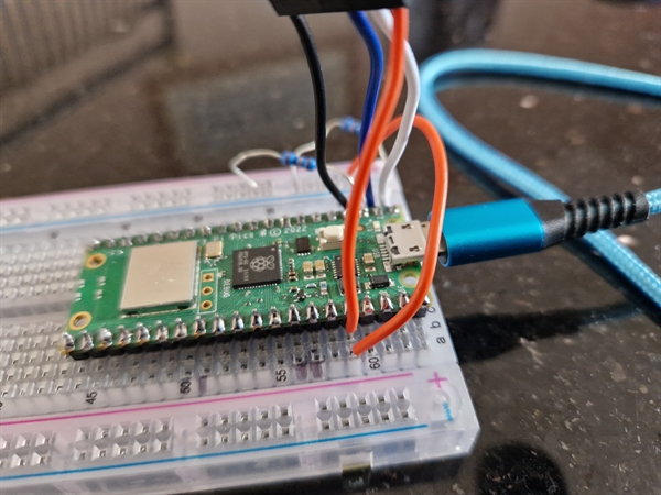 Raspberry Pi Pico W With Cmps14 Compass